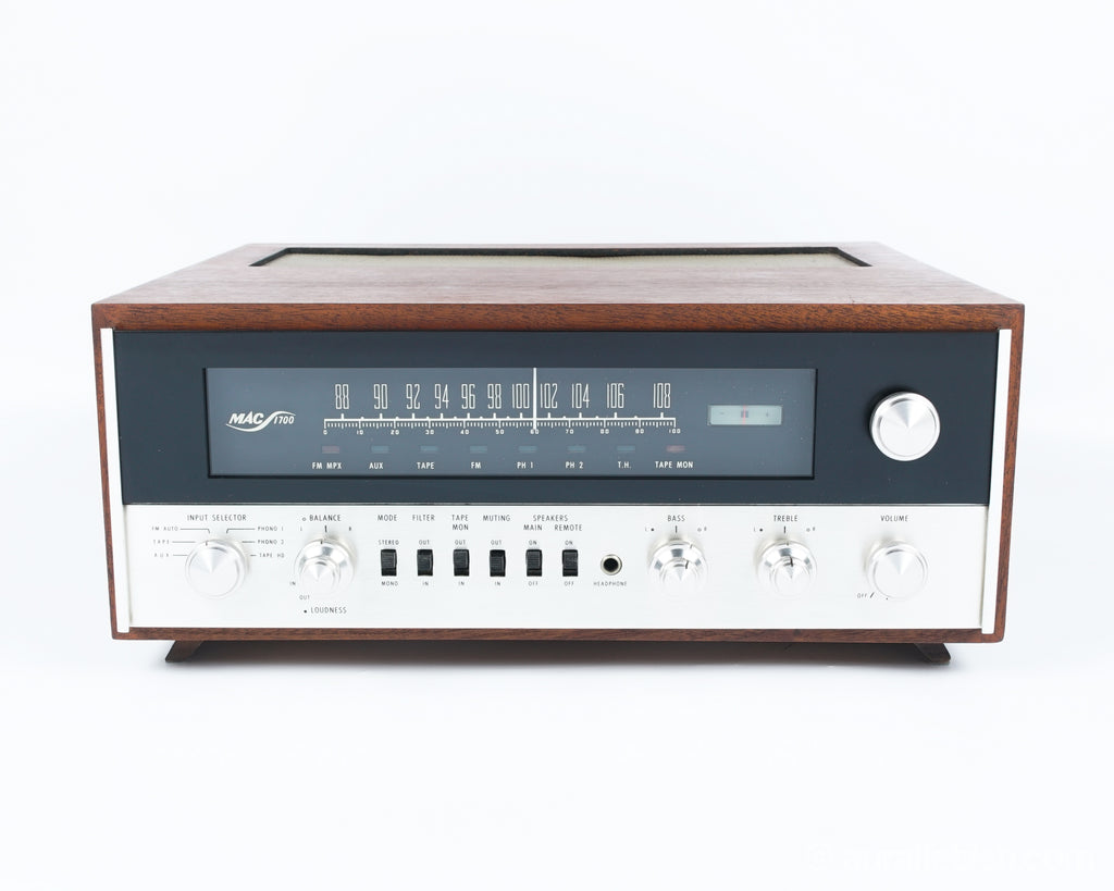 Vintage Mcintosh MAC1700 // Stereo Tube Receiver – AURAL HiFi