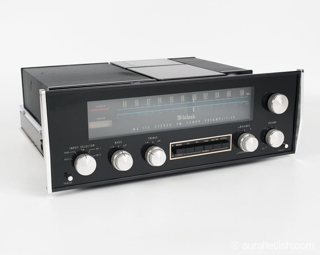 Vintage Mcintosh MX 115 // Solid State Preamp Tuner – AURAL HiFi