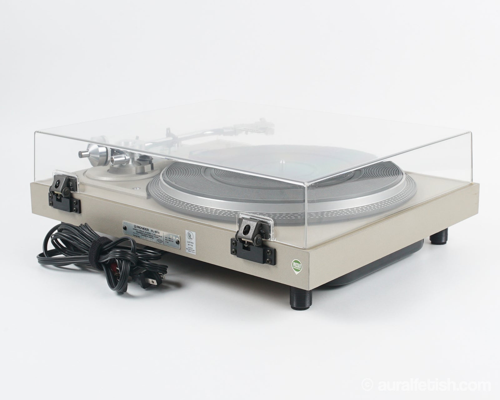 Pioneer PL-518 // Direct Drive Turntable – AURAL HiFi