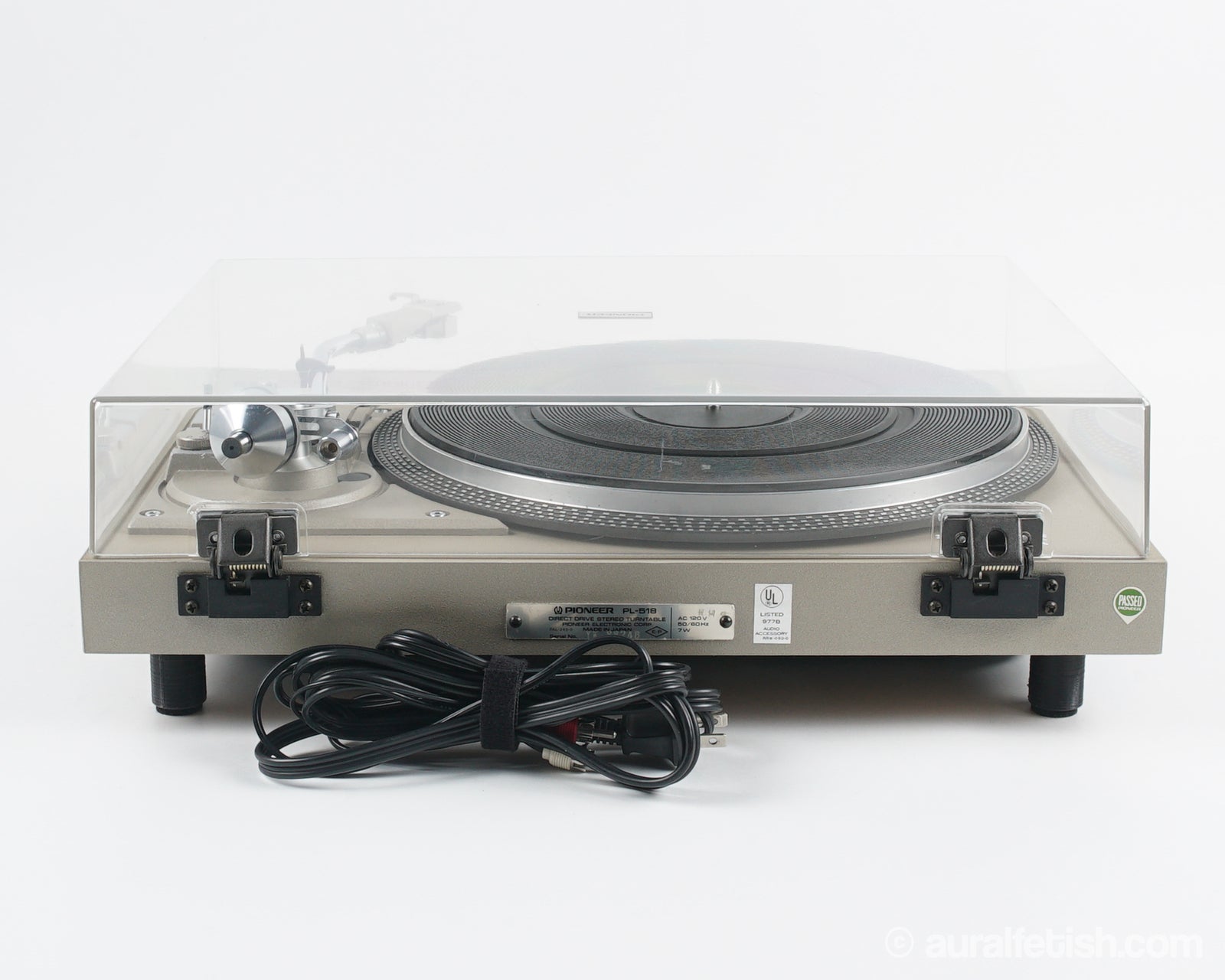 Pioneer PL-518 // Direct Drive Turntable – AURAL HiFi