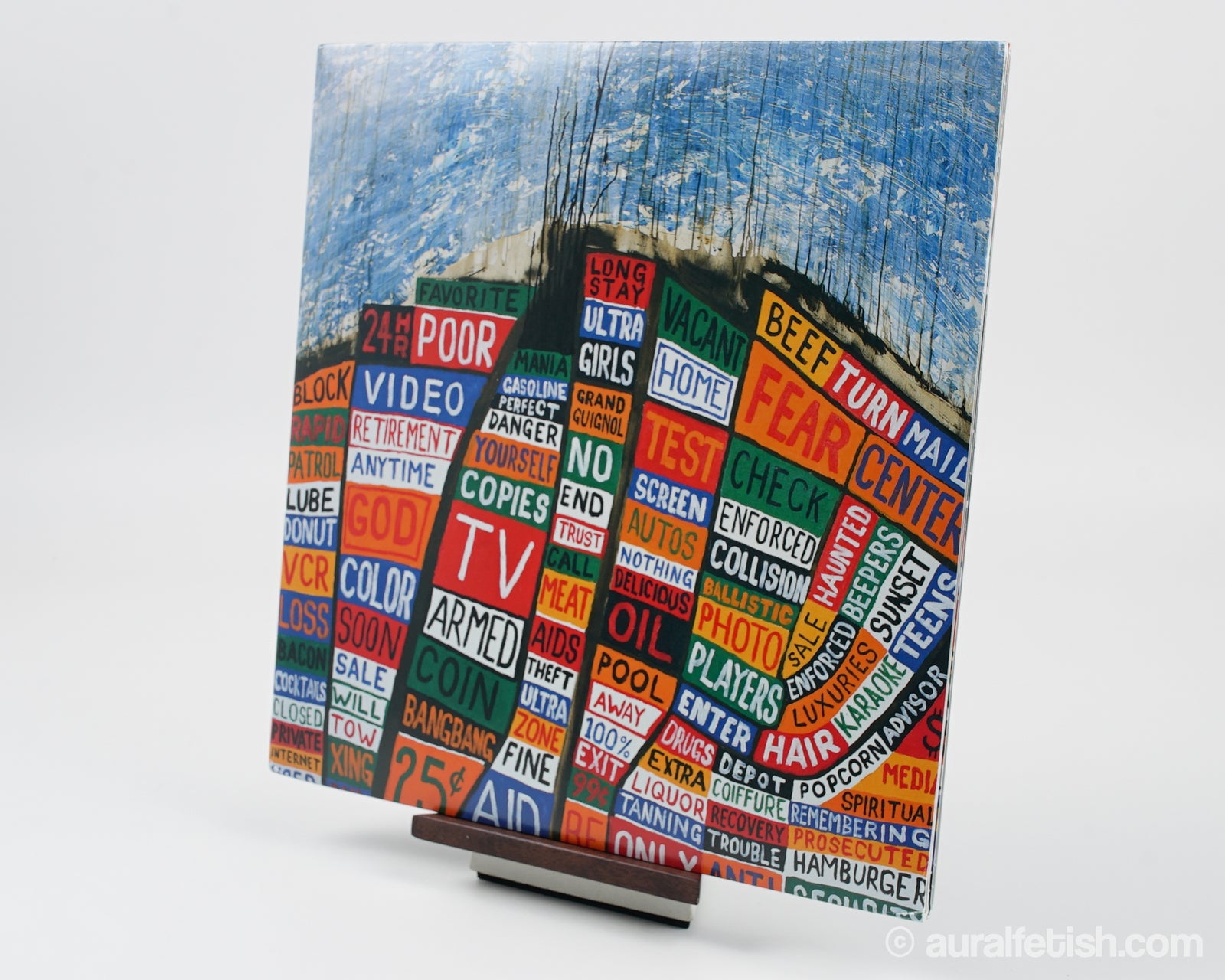 Pyramid Record Lp Stand // Concrete – AURAL HiFi