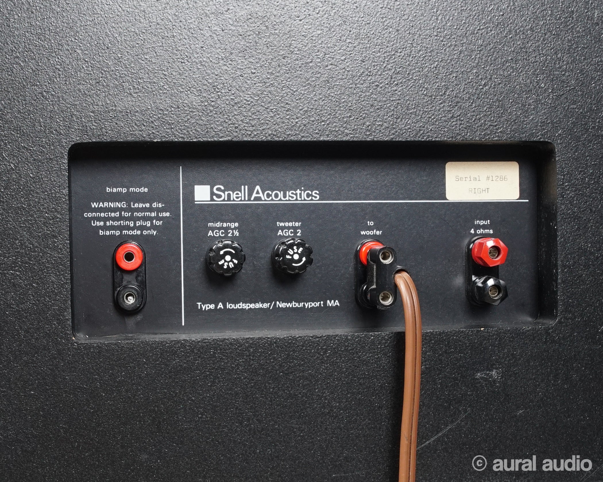 Snell Type Ai // Custom Restoration – AURAL HiFi