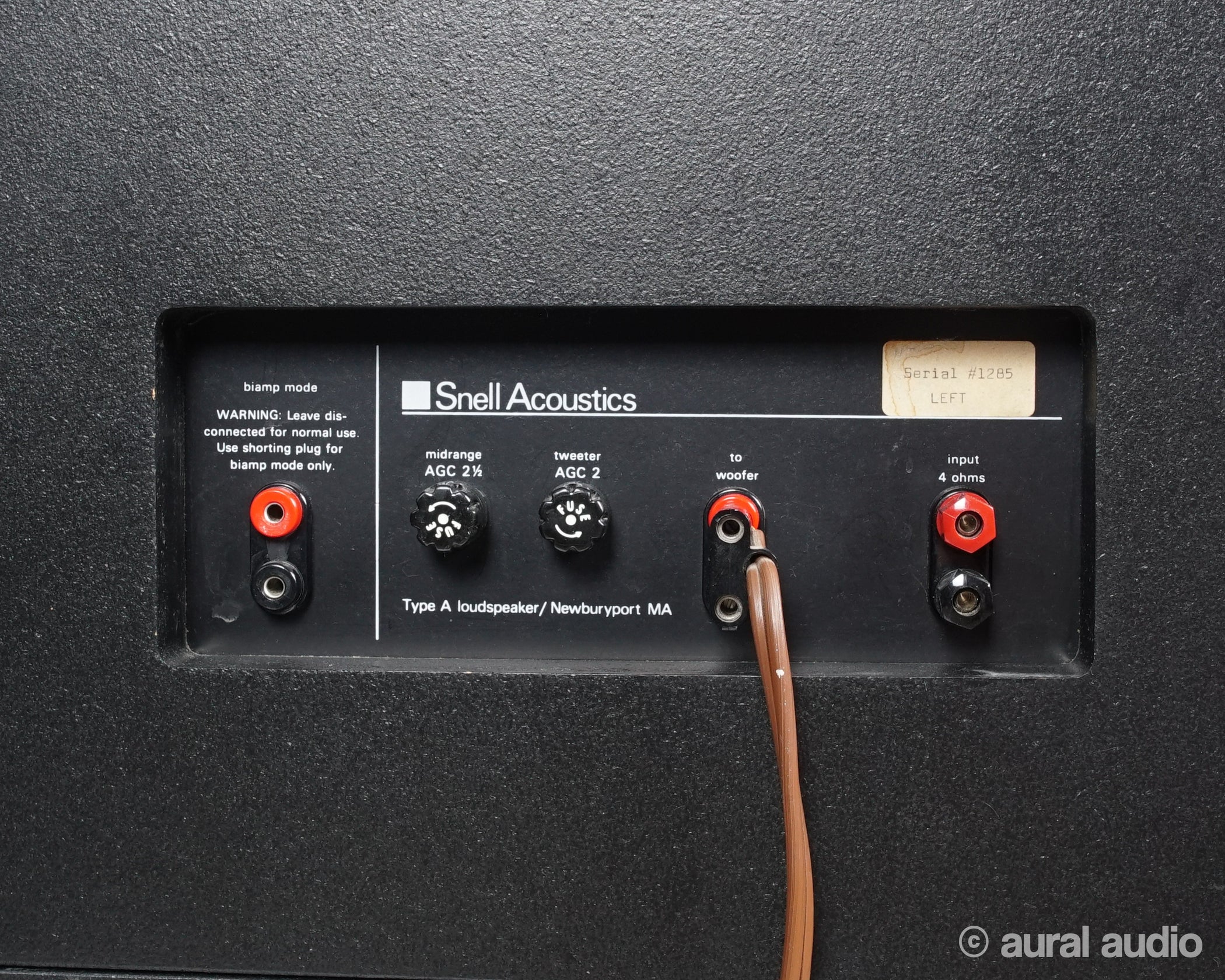 Snell Type Ai // Custom Restoration – AURAL HiFi