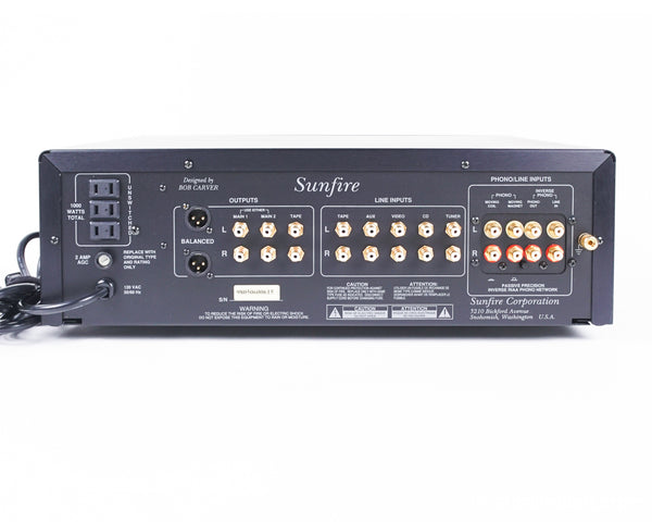 Sunfire Classic // Tube Preamplifier by Bob Carver / MM/MC Phono ...