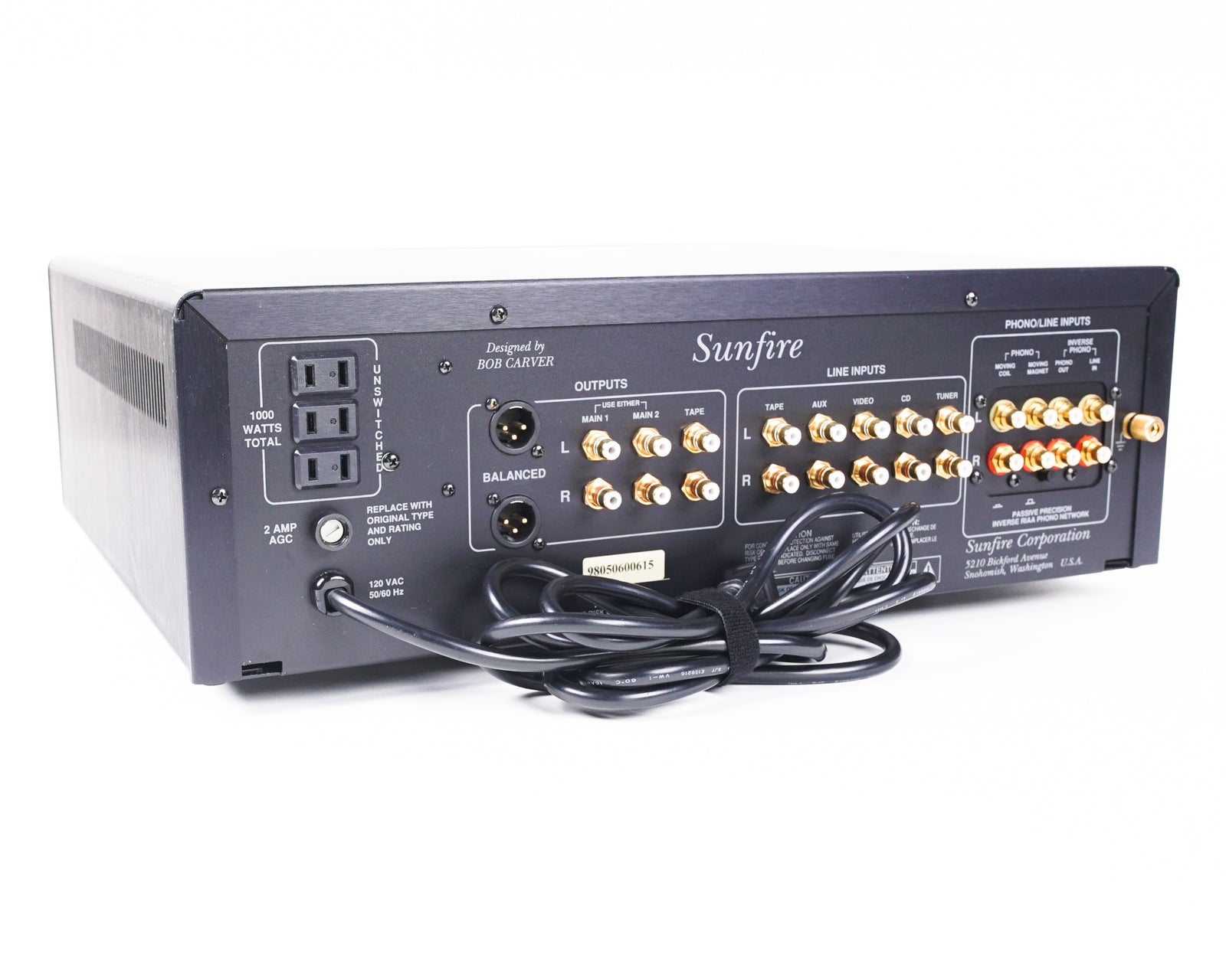 Sunfire Classic // Tube Preamplifier by Bob Carver / MM/MC Phono ...