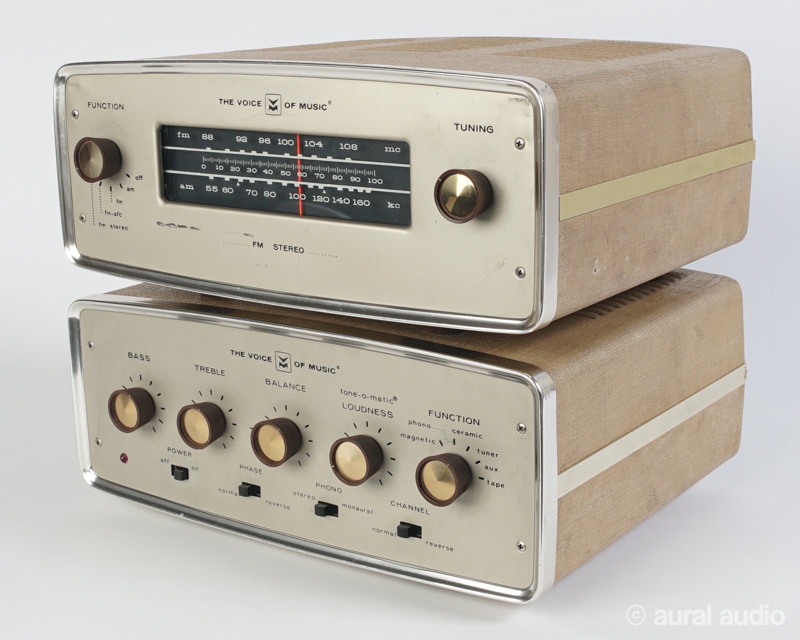 V-M / The Voice of Music Set // 1465 Tube Tuner & 1428 Integrated Tube ...