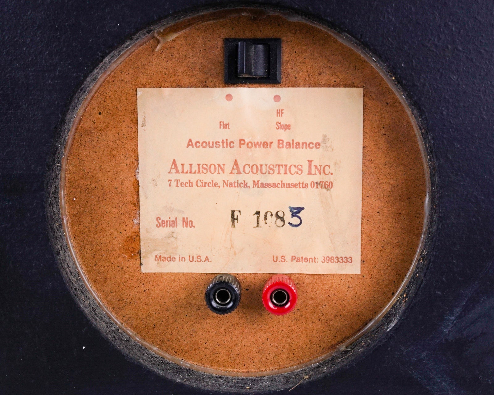 Vintage Allison Model Six // Speakers – AURAL HiFi