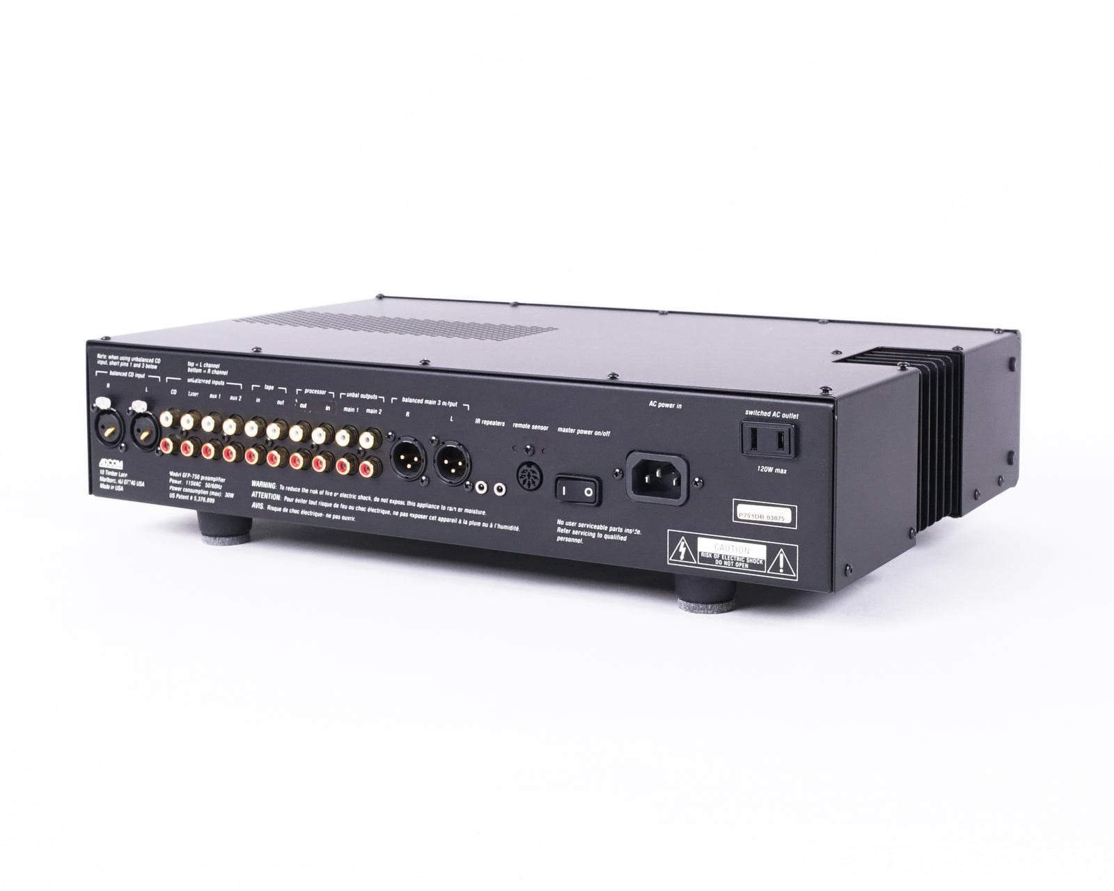 Adcom Gfp 750 // Solid-State Preamp / Orig. Box & Remote – AURAL HiFi