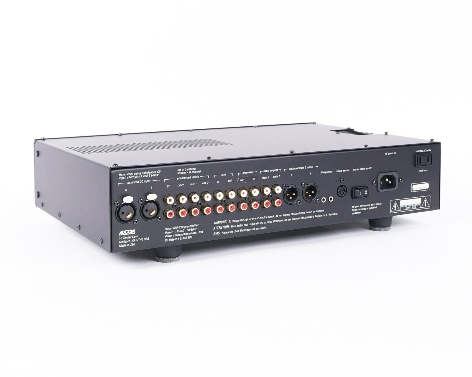 Adcom Gfp 750 // Solid-State Preamp / Orig. Box & Remote – AURAL HiFi