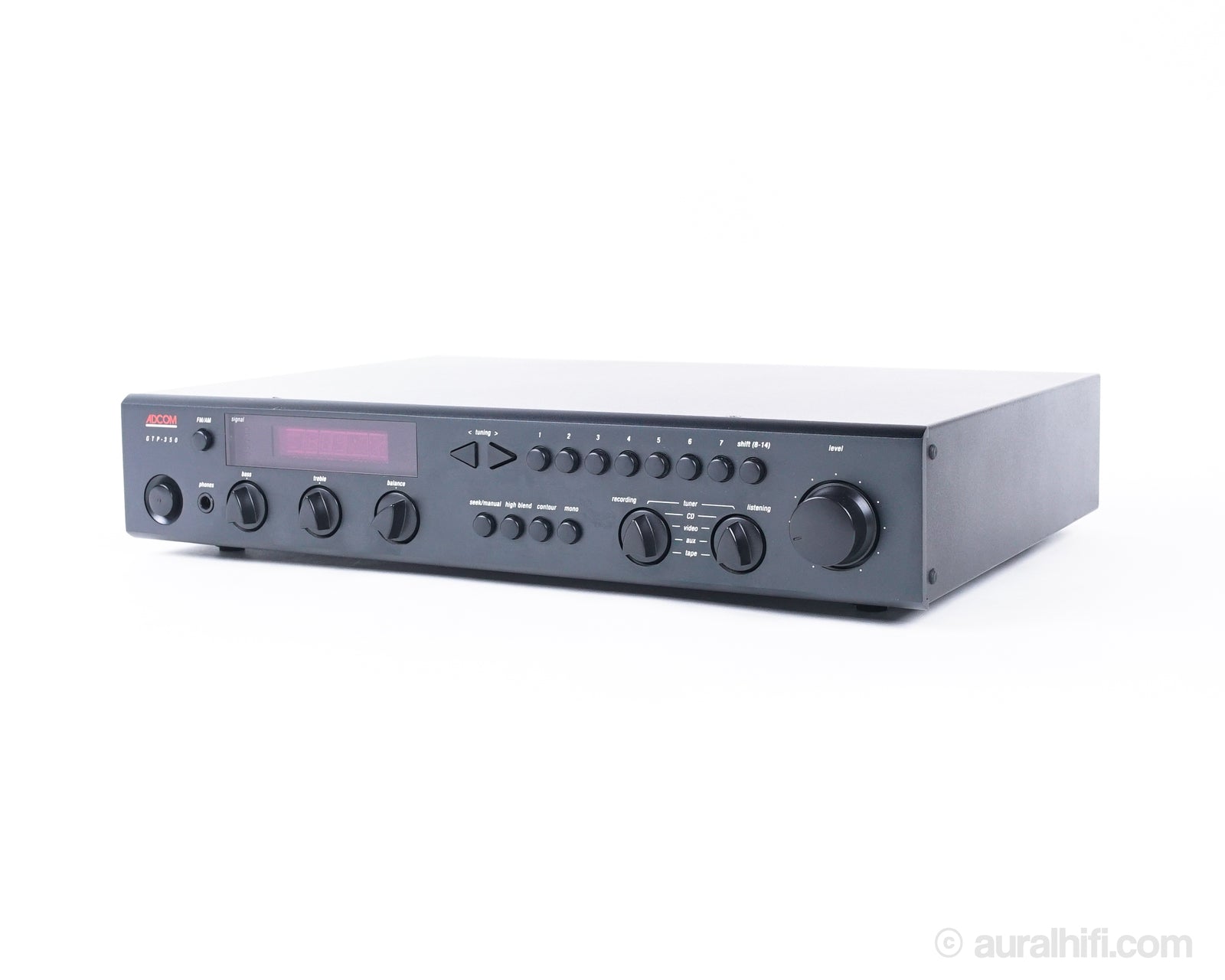 Adcom GTP-350 // Solid State Preamp – AURAL HiFi