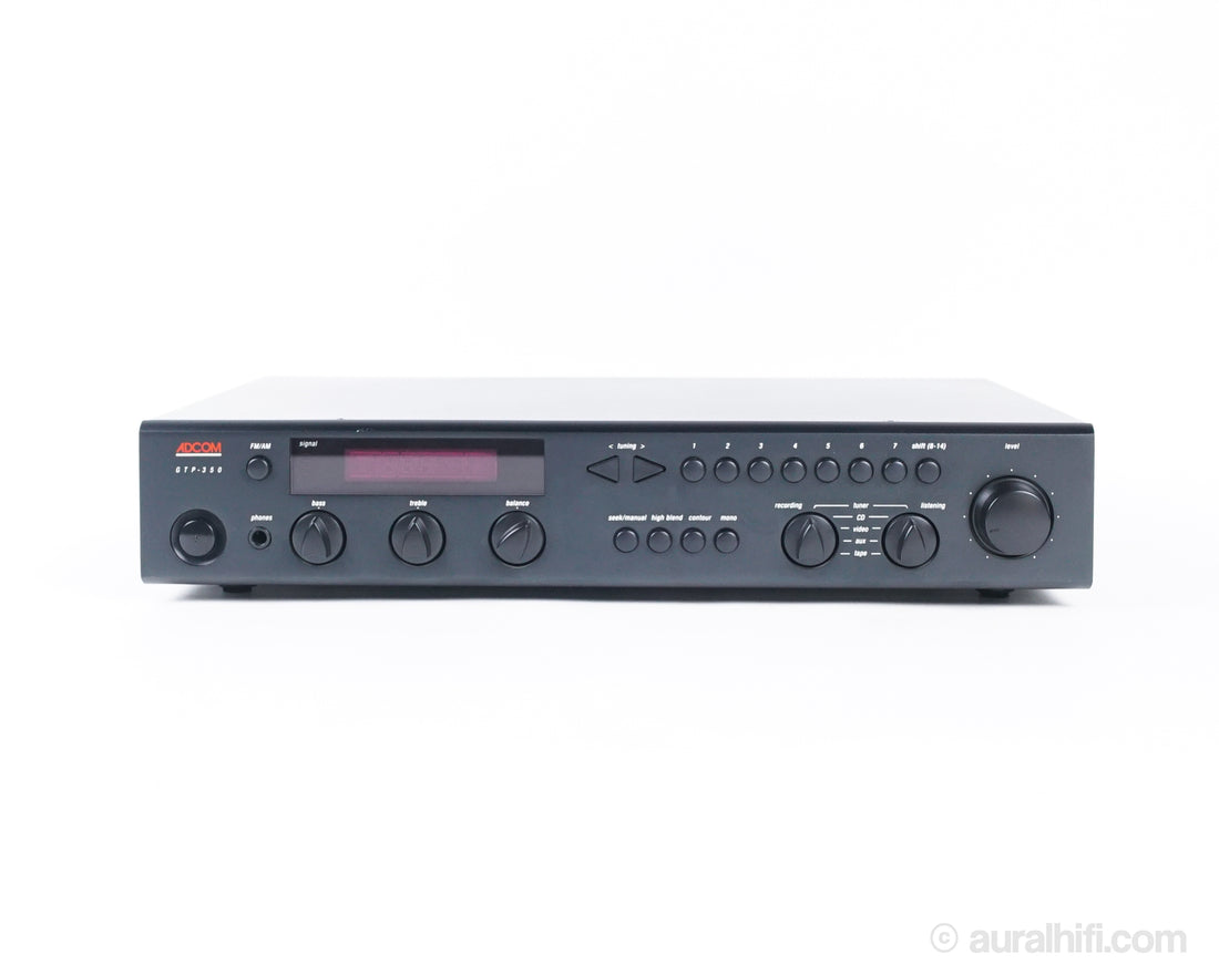 Adcom GTP-350 // Solid State Preamp – AURAL HiFi