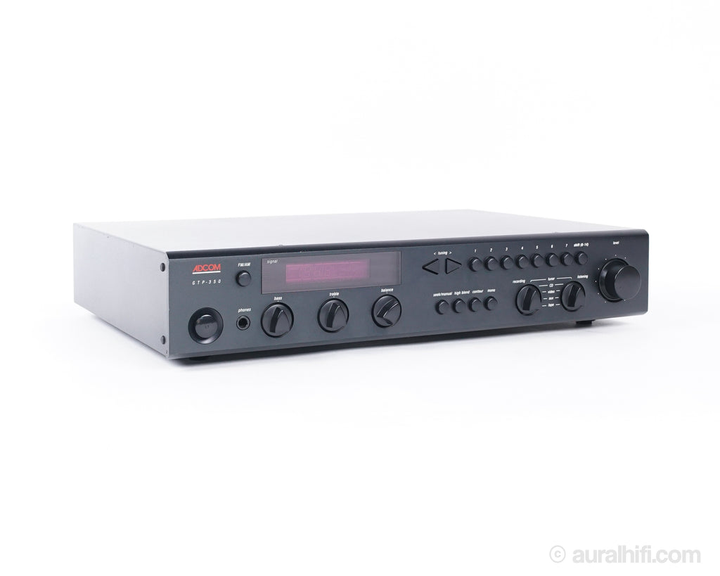 Adcom GTP-350 // Solid State Preamp – AURAL HiFi