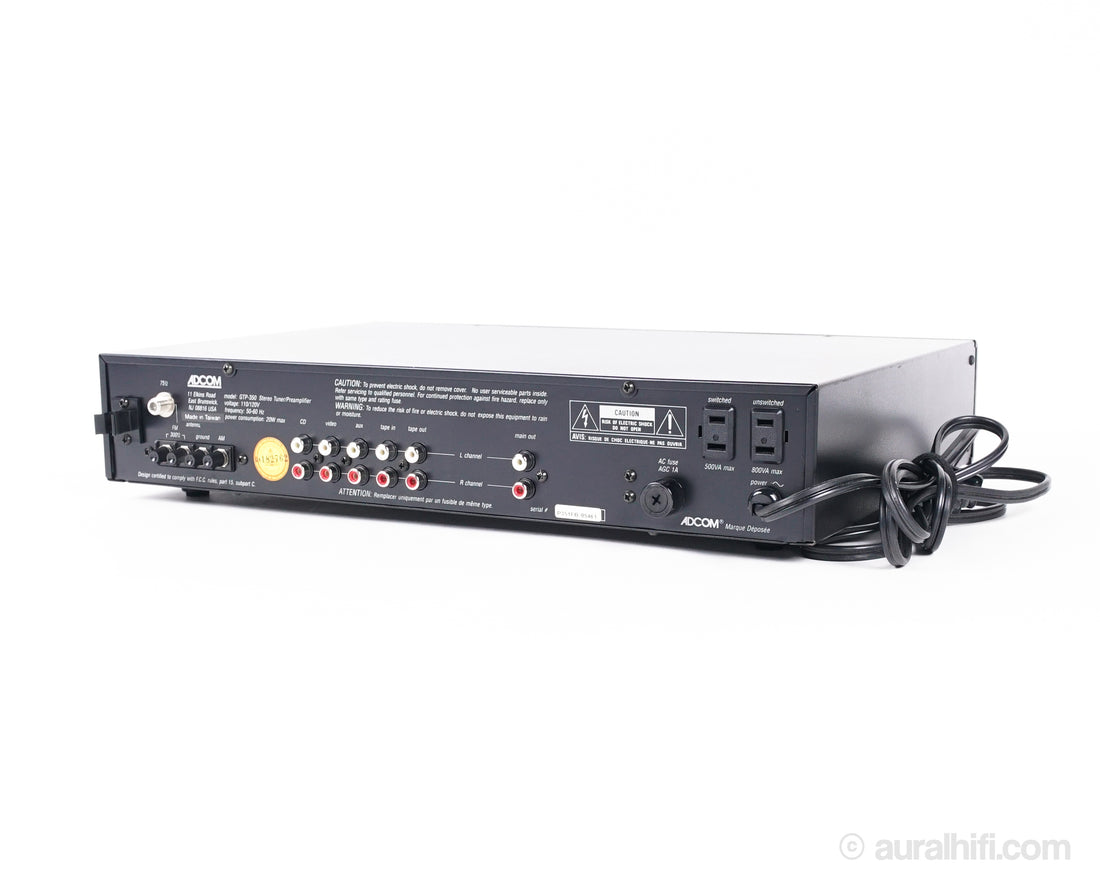 Adcom GTP-350 // Solid State Preamp – AURAL HiFi