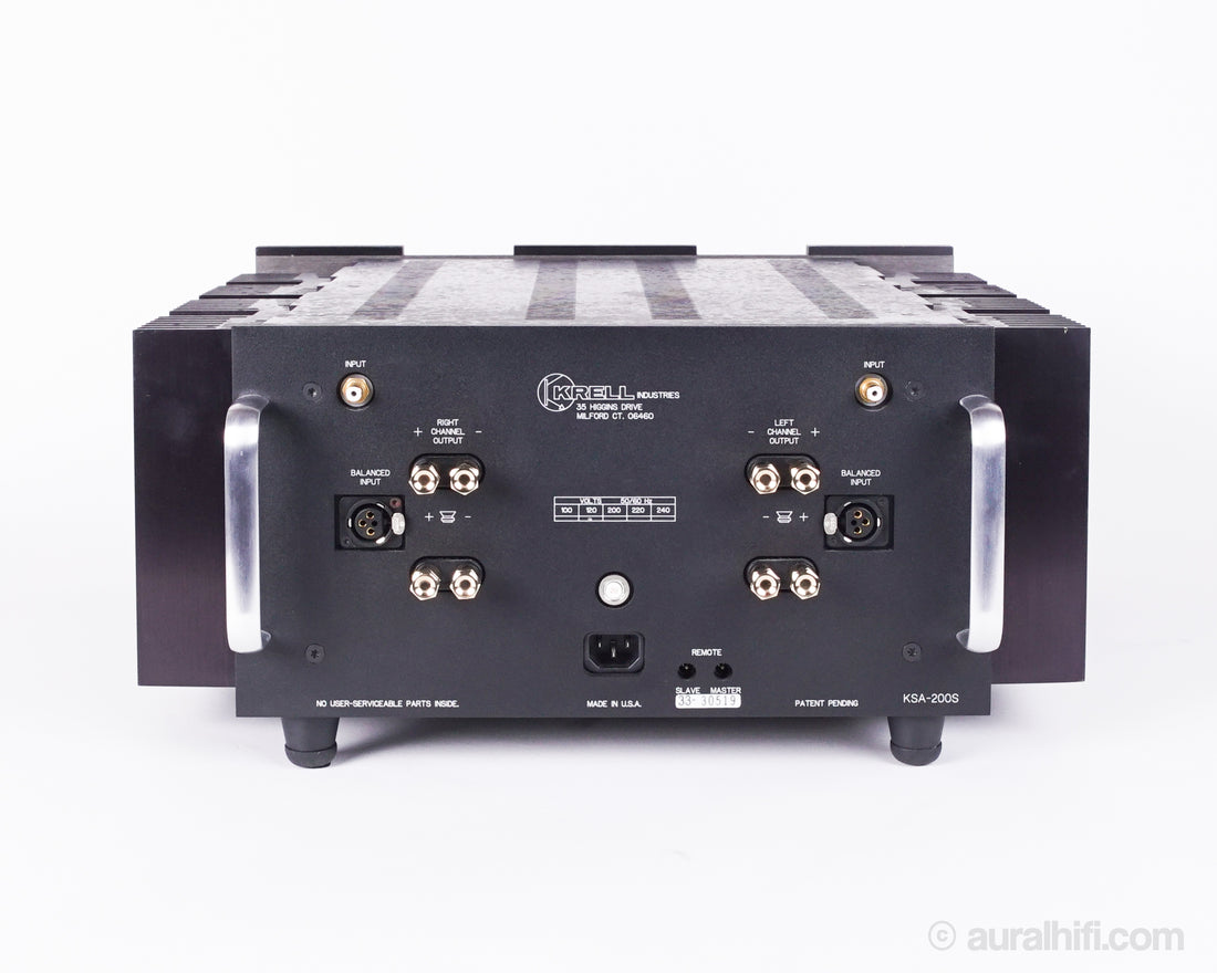 Krell KSA-200S // Solid-State Amplifier – AURAL HiFi