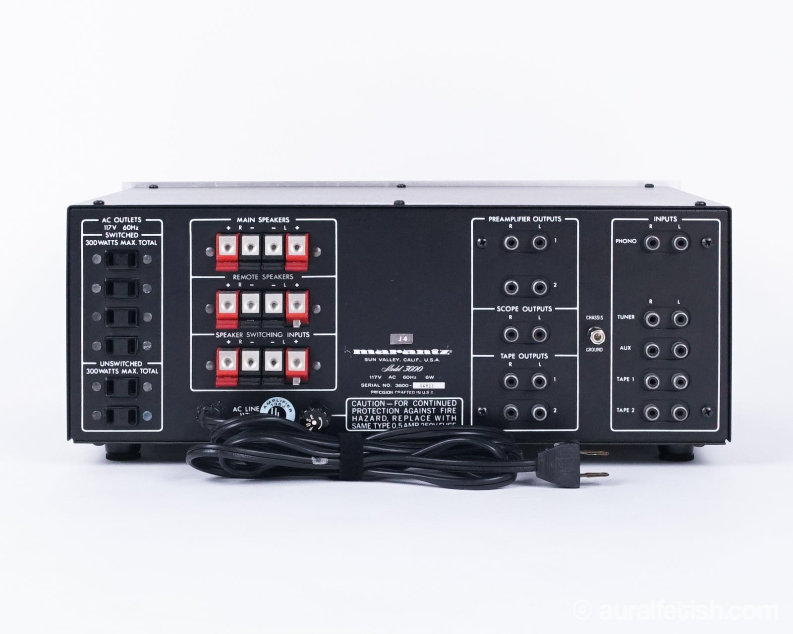 Marantz 3600 // Solid-State Preamplifier – AURAL HiFi