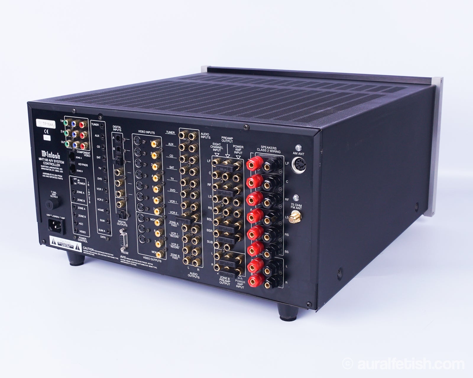 Mcintosh MHT100 // Solid-State Receiver / A/V System Controller – AURAL ...