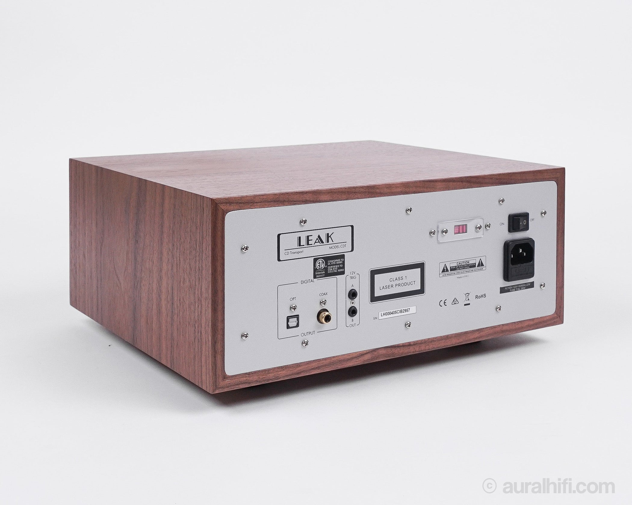 Leak Cdt // New / CD Transport / Walnut Cabinet For Sale – AURAL HiFi