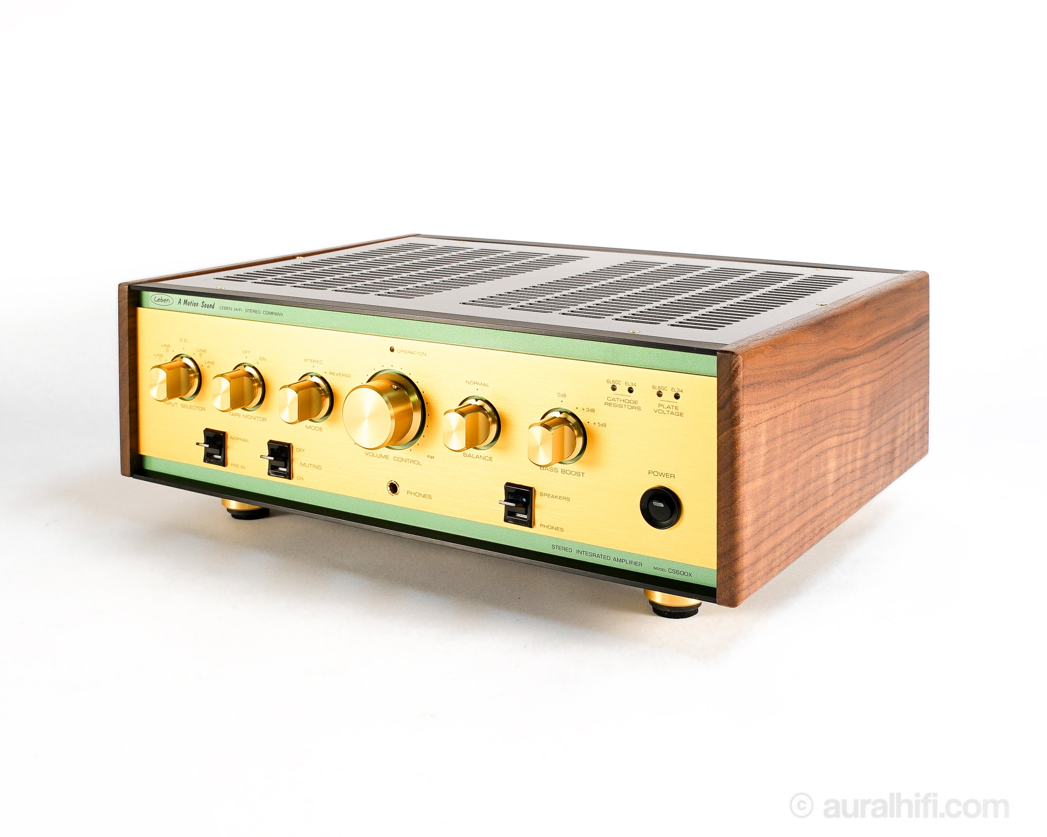 Leben CS-600X // New / EL34 Tube Integrated Amplifier For Sale – AURAL HiFi