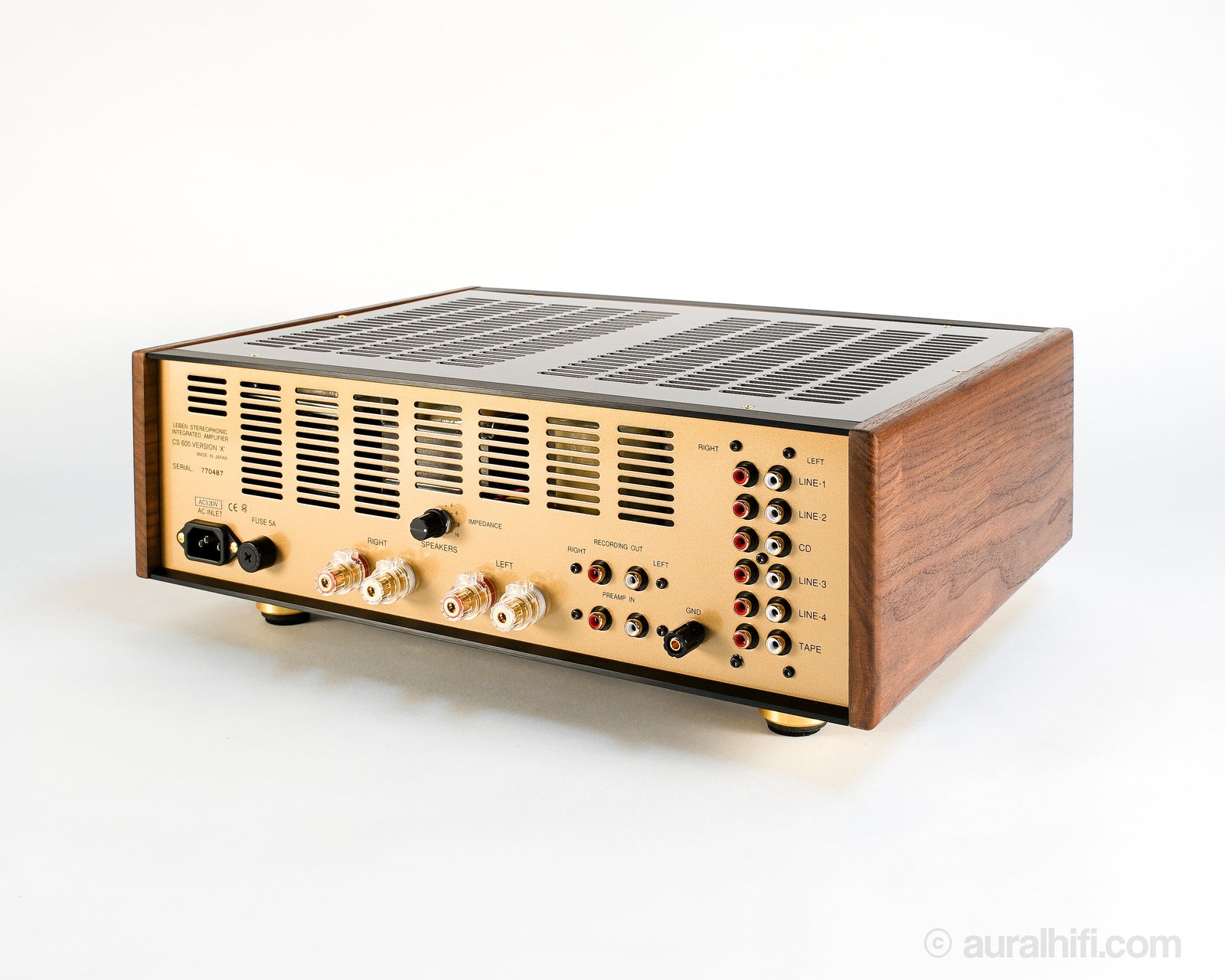 Leben CS-600X // New / EL34 Tube Integrated Amplifier For Sale – AURAL HiFi