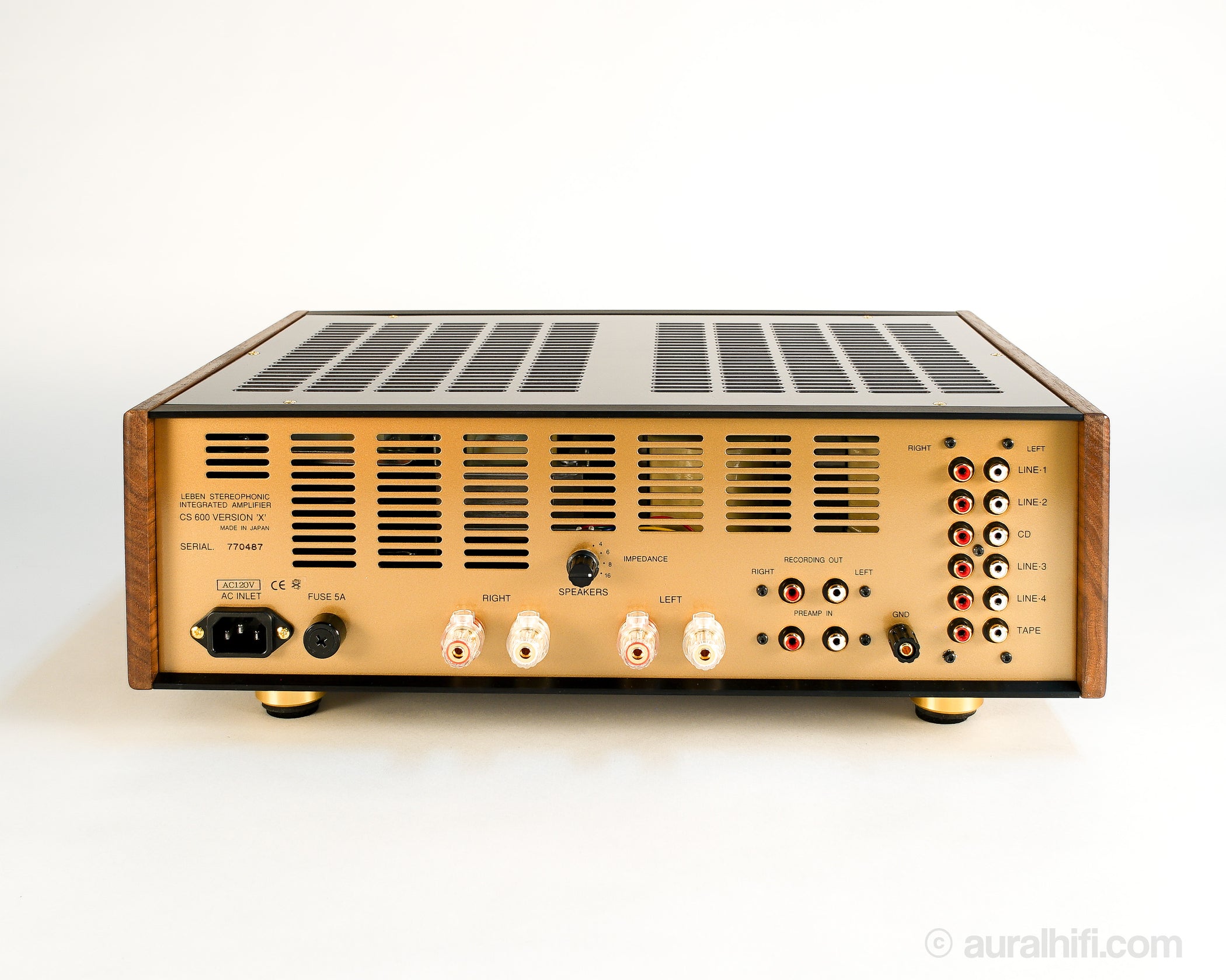 Leben CS-600X // New / EL34 Tube Integrated Amplifier For Sale – AURAL HiFi