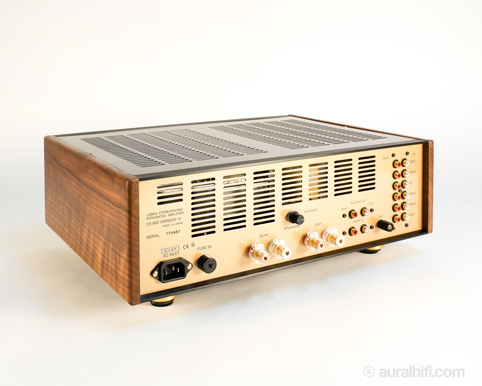 Leben CS-600X // New / EL34 Tube Integrated Amplifier For Sale – AURAL HiFi