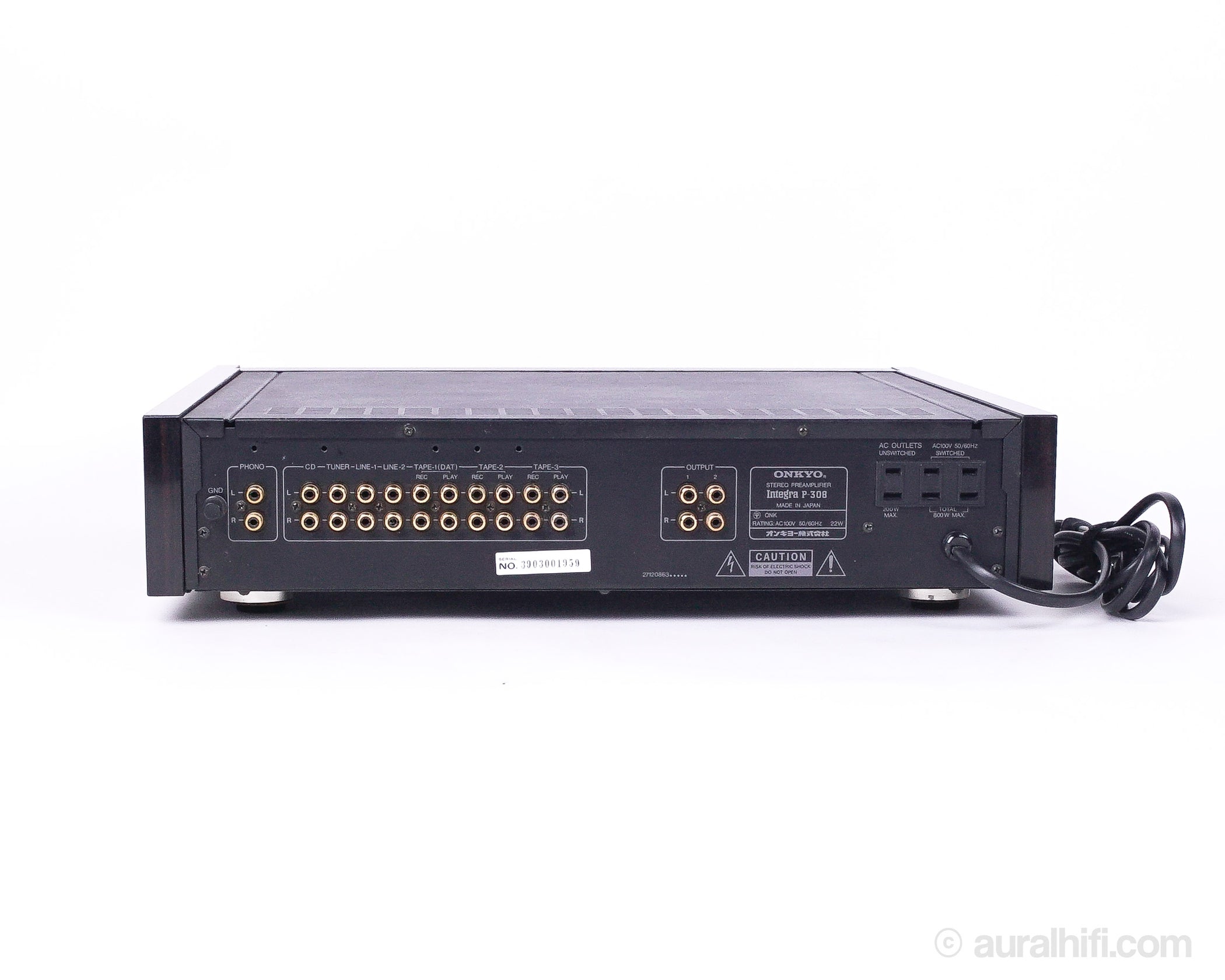 Vintage Onkyo Grand Integra P-308 // Solid-State Preamplifier – AURAL HiFi
