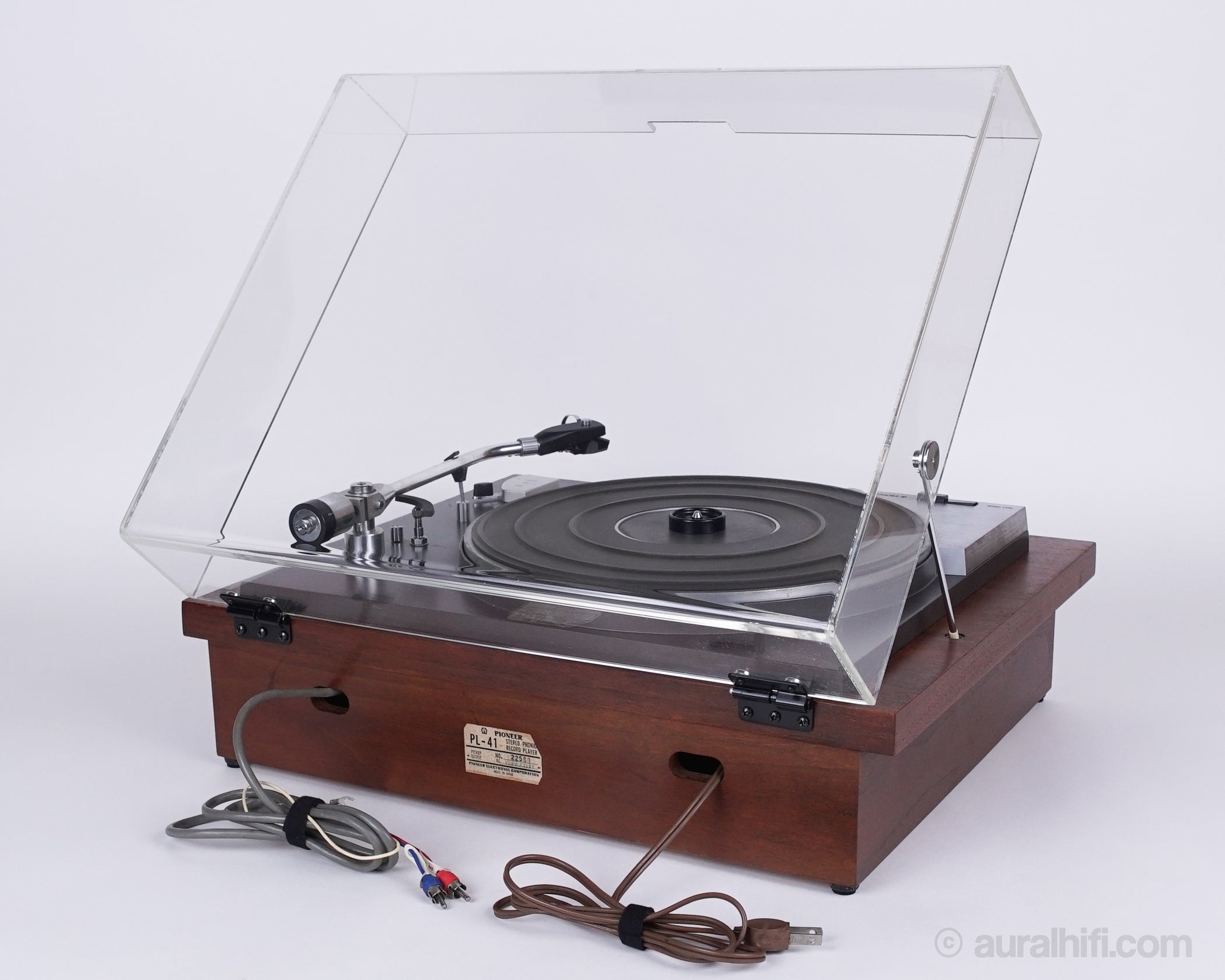 Vintage Pioneer PL-41 // Belt-Drive Turntable / Restored – AURAL HiFi