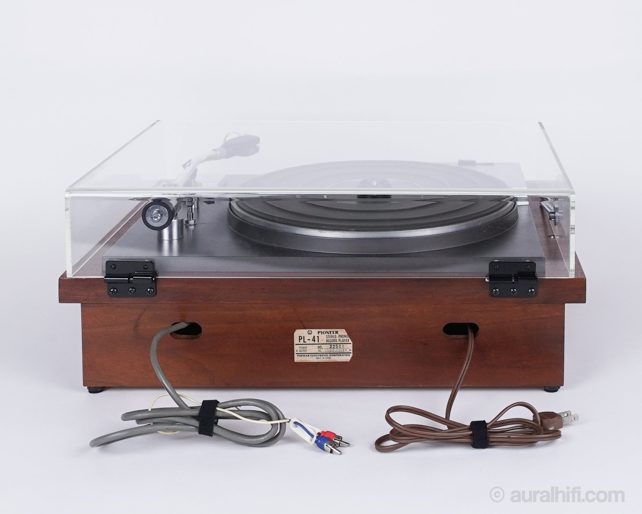 Vintage Pioneer PL-41 // Belt-Drive Turntable / Restored – AURAL HiFi