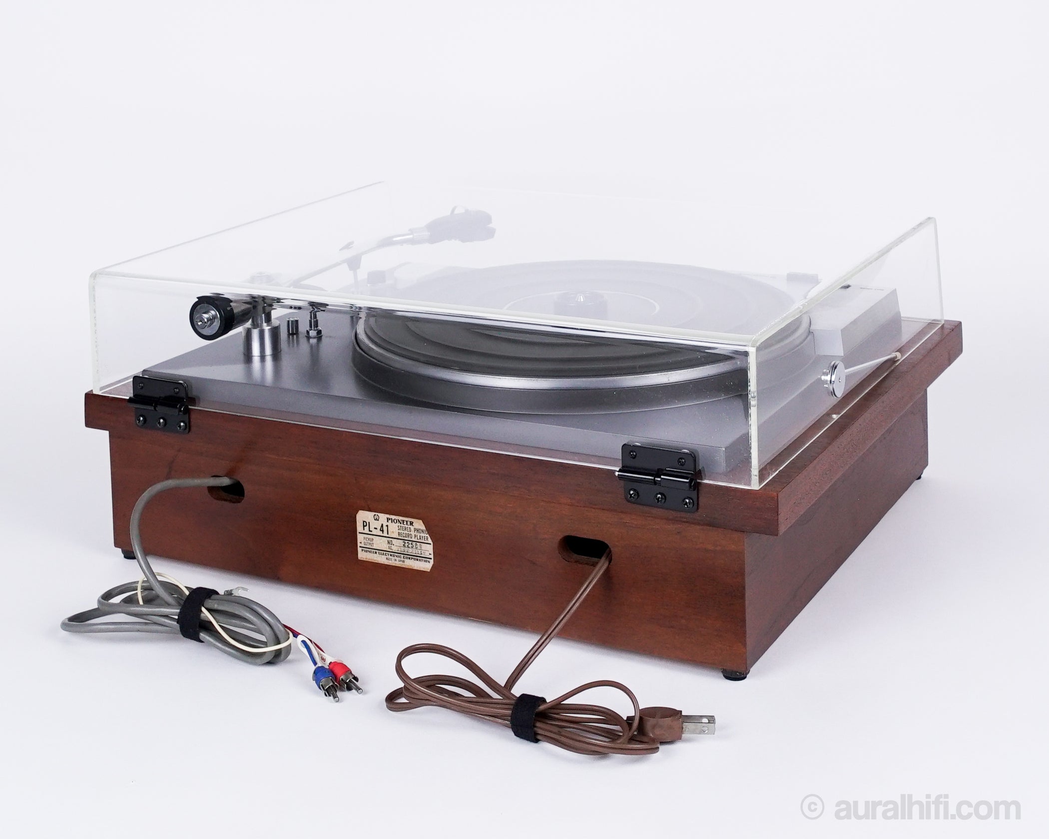 Vintage Pioneer PL-41 // Belt-Drive Turntable / Restored – AURAL HiFi