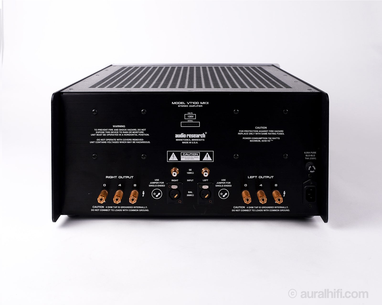 Vintage Audio Research VT100 MkII // Tube Amplifier / Fully Restored ...