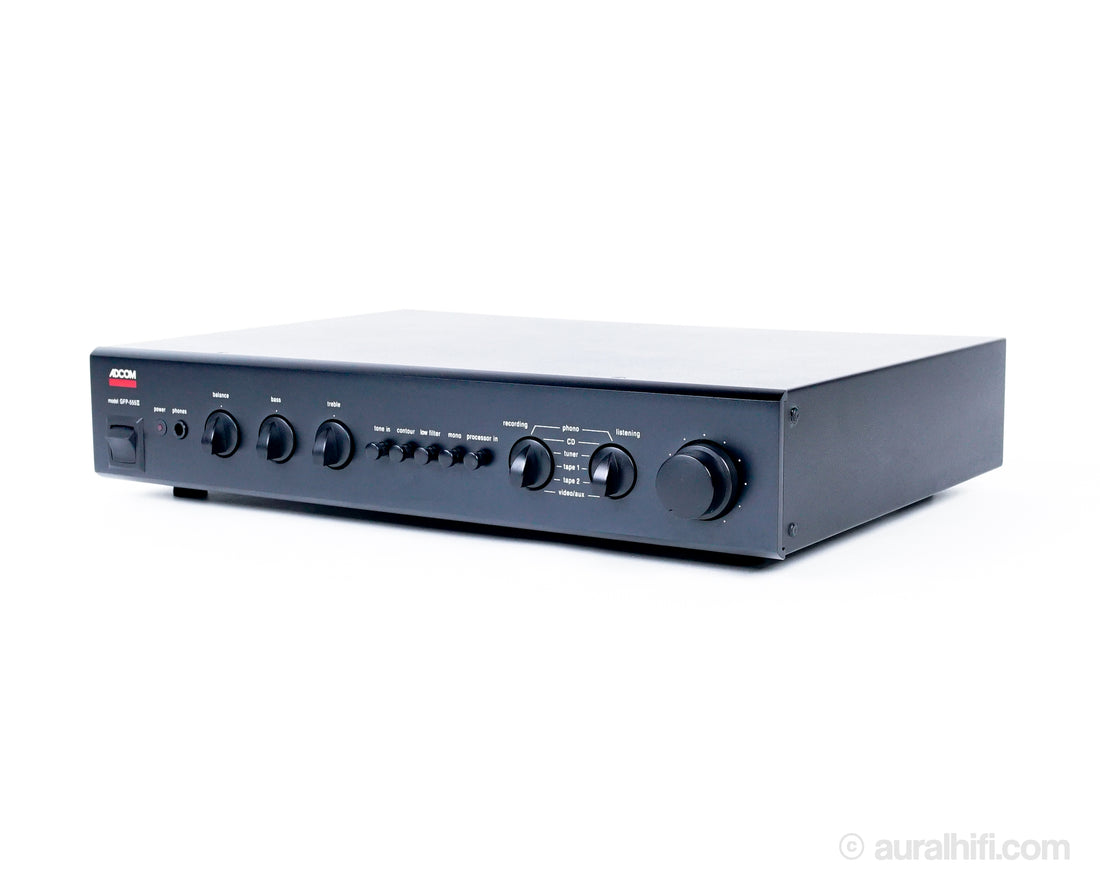 Adcom GFP-555II // Solid-State Preamp – AURAL HiFi