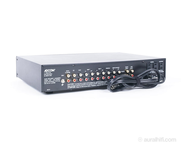 Adcom GFP-555II // Solid-State Preamp – AURAL HiFi