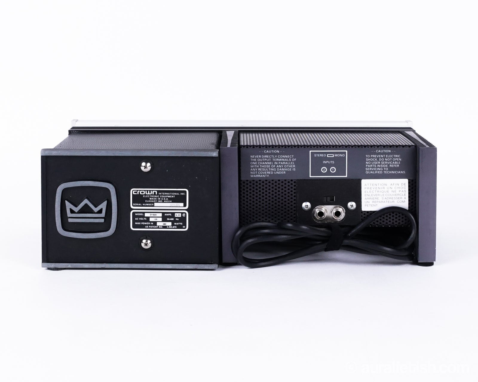 Vintage Crown D 150A // Solid-State Ioc Amplifier – AURAL HiFi