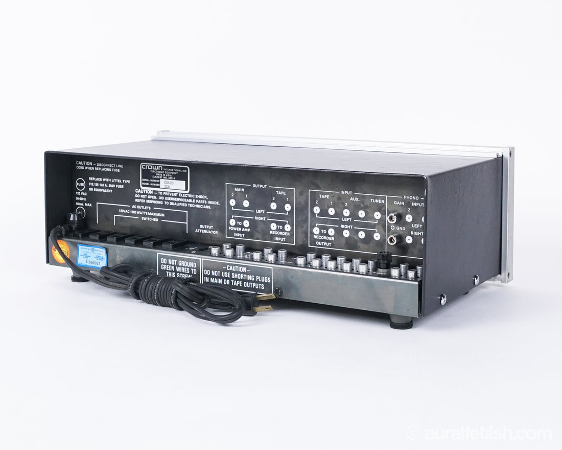 Vintage Crown IC 150A // Solid-State Preamplifier – AURAL HiFi