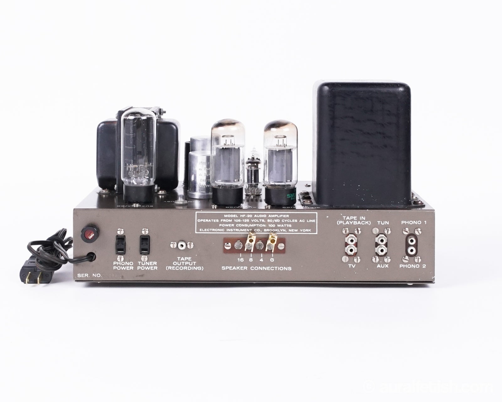 Vintage Eico HF-20 // Integrated Tube Amplifier Monoblocks – AURAL HiFi