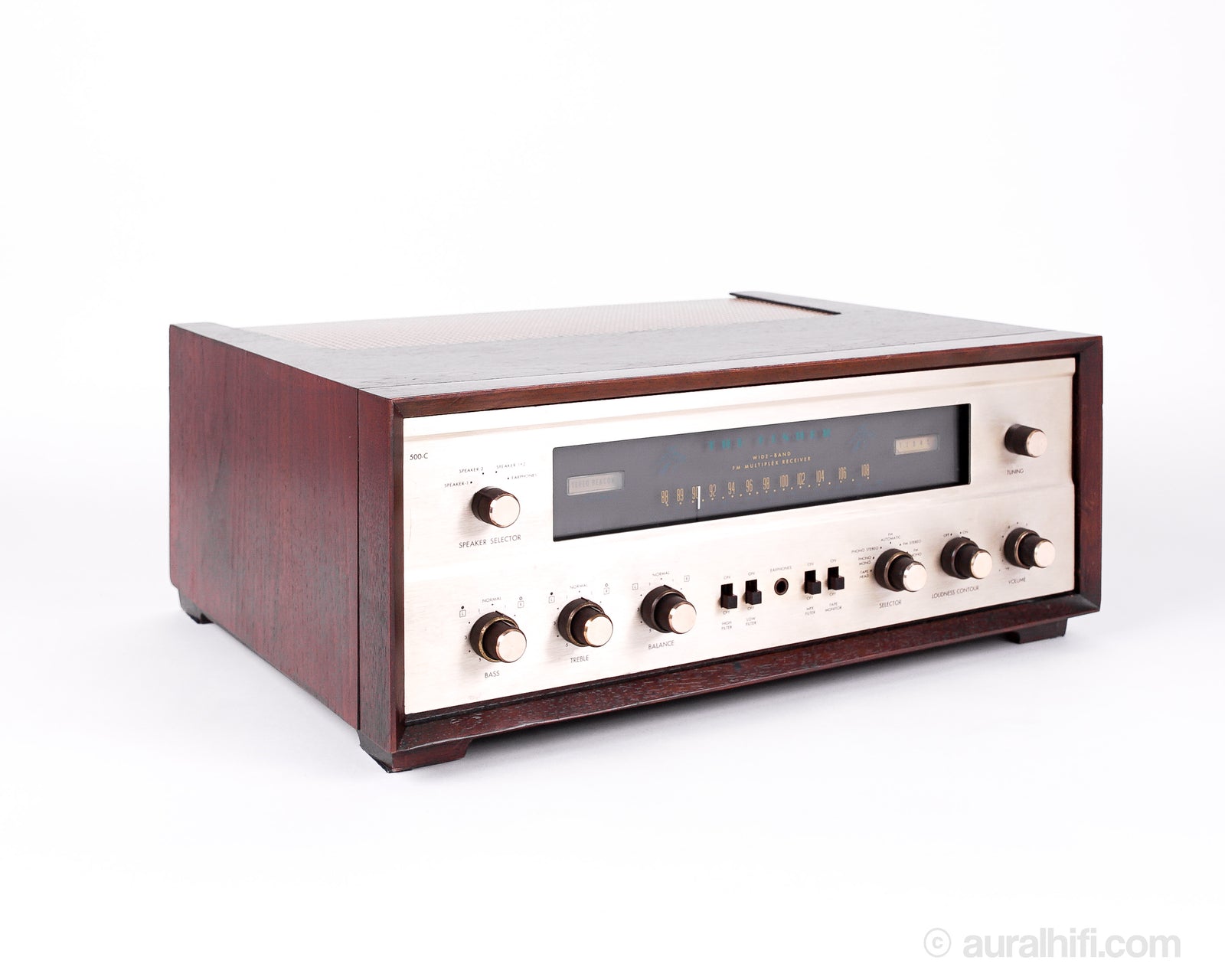 Vintage Fisher 500-C // Tube Receiver / Restored / With Cabinet – AURAL ...