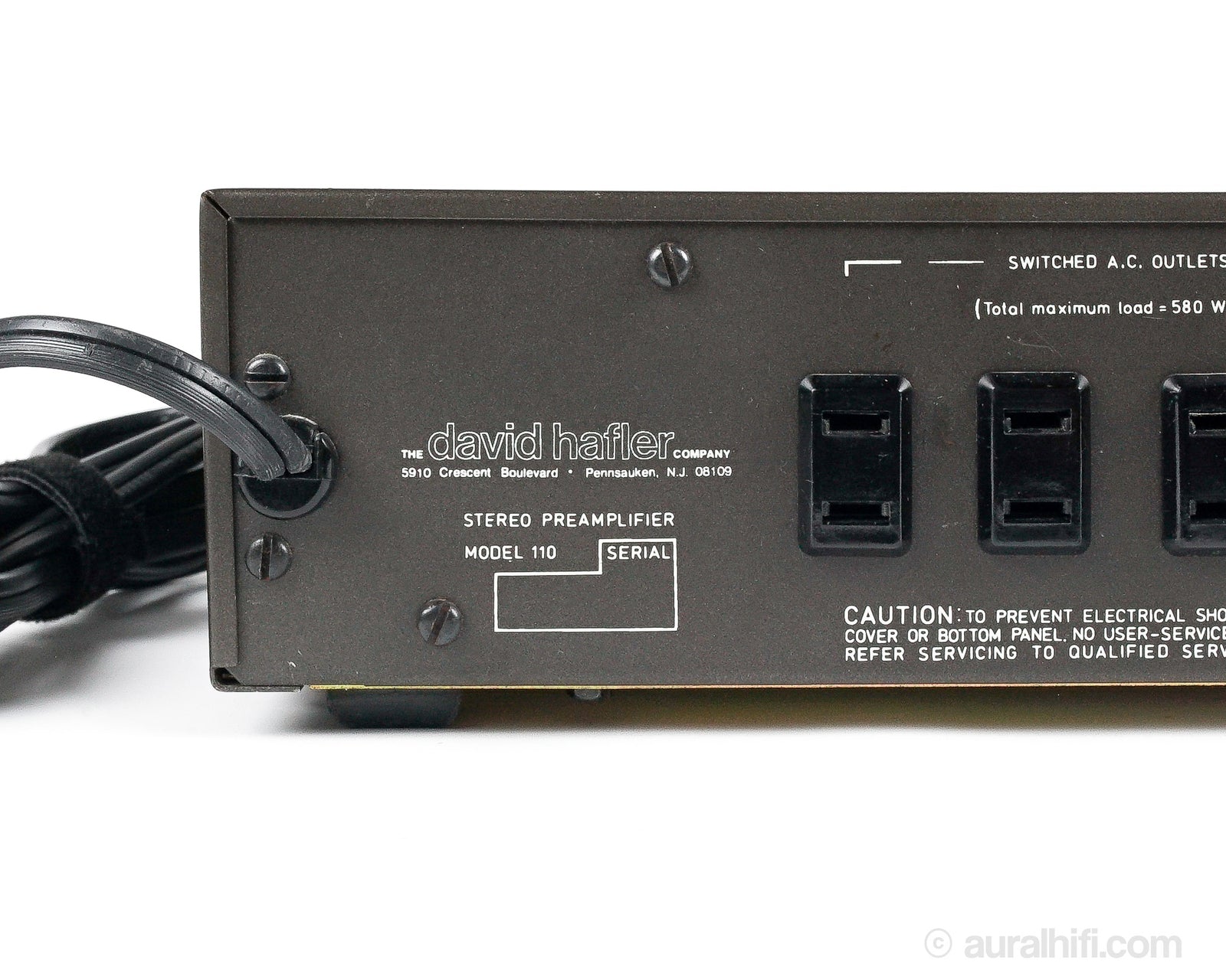 Vintage Hafler DH-110 // Solid-State Preamplifier – AURAL HiFi