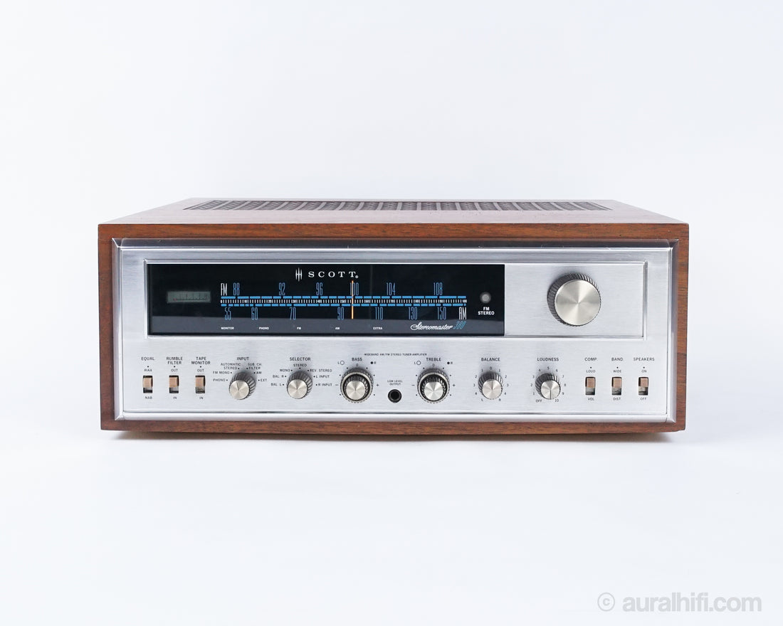 Vintage HH Scott Stereomaster 380 // Rare Tube Receiver / Orig. Manual ...
