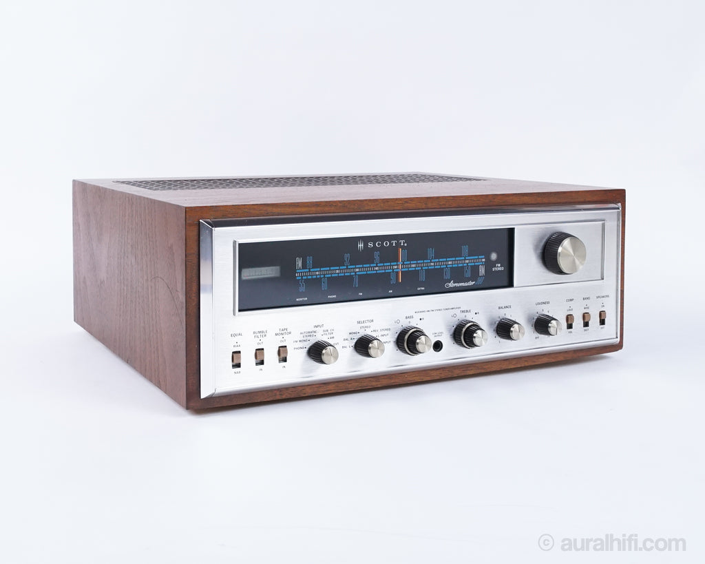 Vintage HH Scott Stereomaster 380 // Rare Tube Receiver / Orig. Manual ...