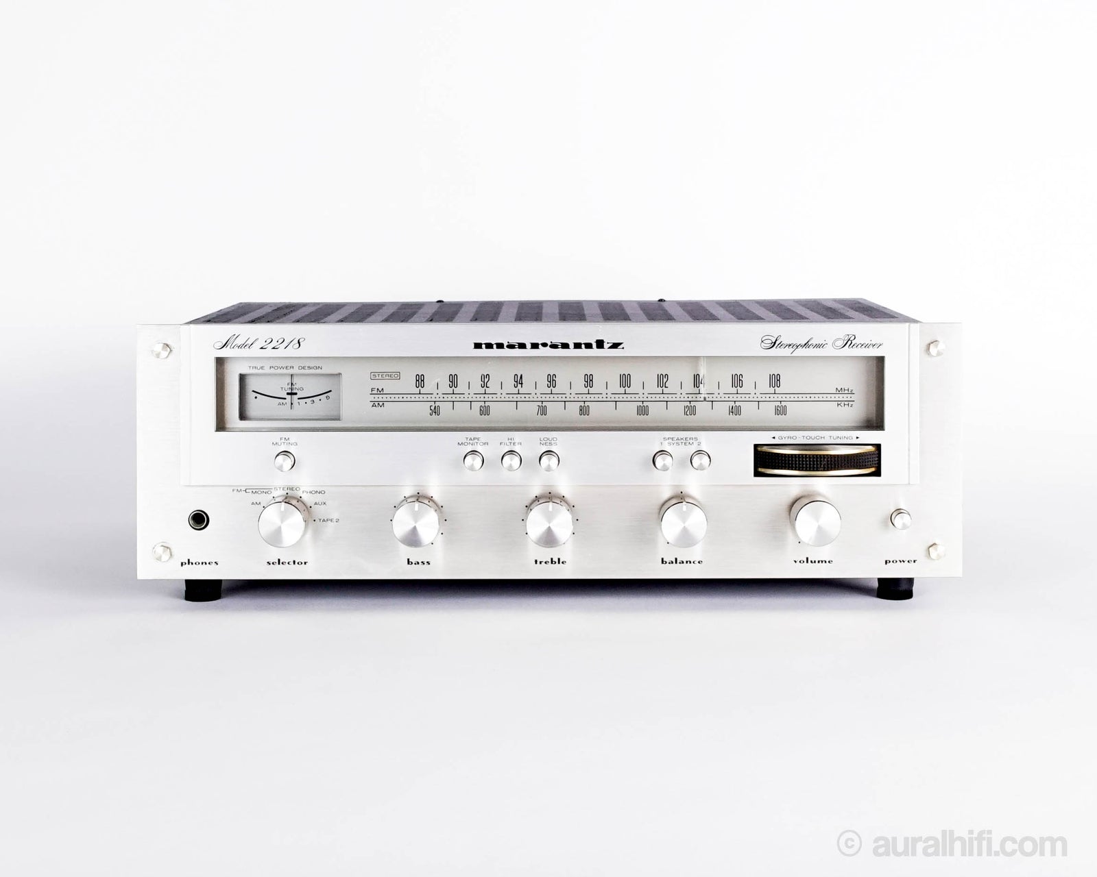 Vintage Marantz 2218 // Solid-State Receiver / Rare – AURAL HiFi