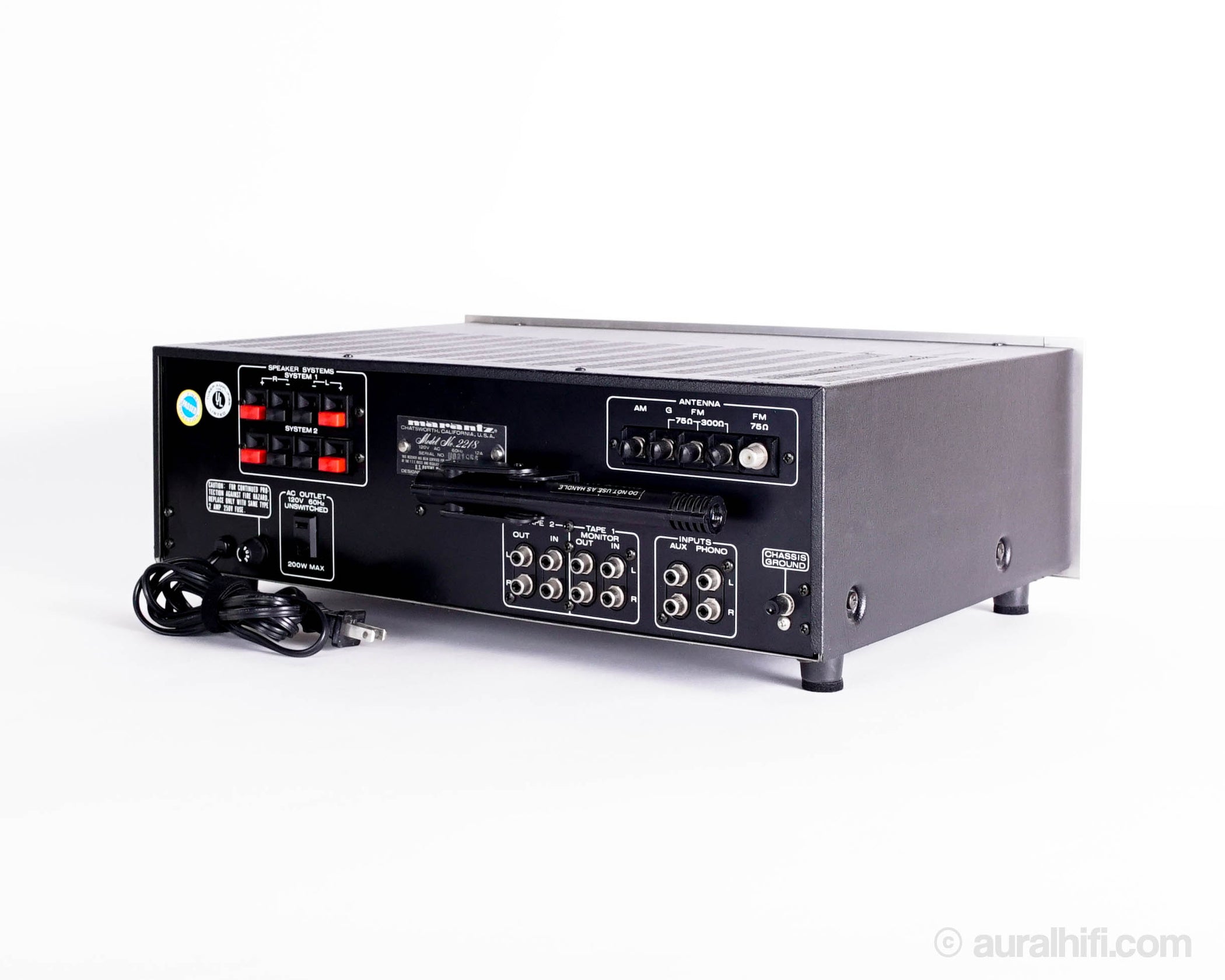 Vintage Marantz 2218 // Solid-State Receiver / Rare – AURAL HiFi