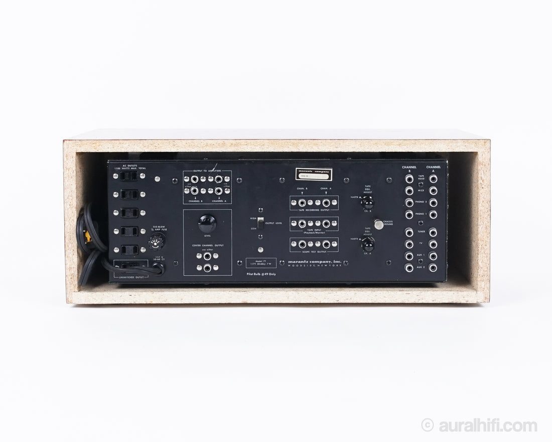 Vintage Marantz 7T // Solid-State Preamplifier / Cabinet – AURAL HiFi