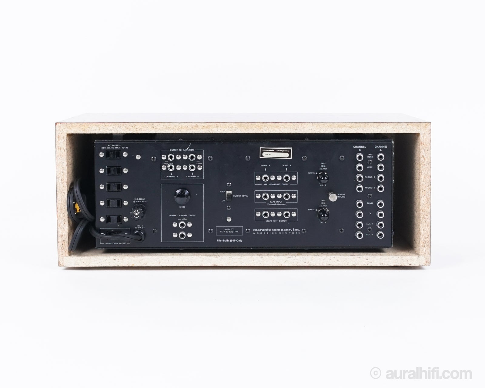 Vintage Marantz 7T // Solid-State Preamplifier / Cabinet – AURAL HiFi