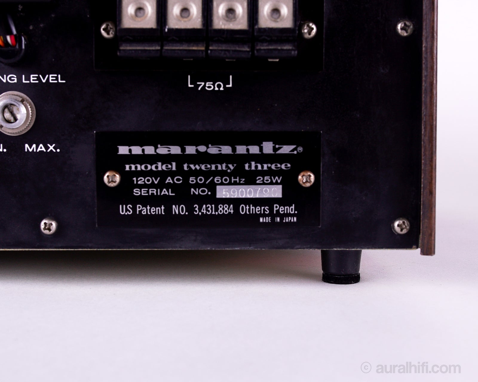 Vintage Marantz Twenty Three // Solid-State Tuner / Rare / Original Box ...
