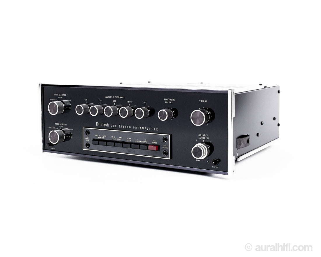 Vintage Mcintosh C30 // Solid-State Preamp – AURAL HiFi