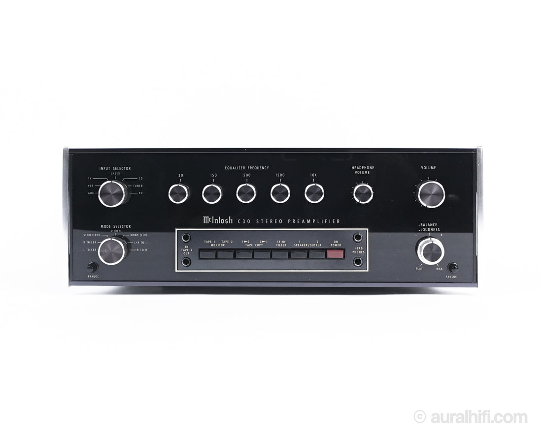 Vintage Mcintosh C30 // Solid-State Preamp – AURAL HiFi
