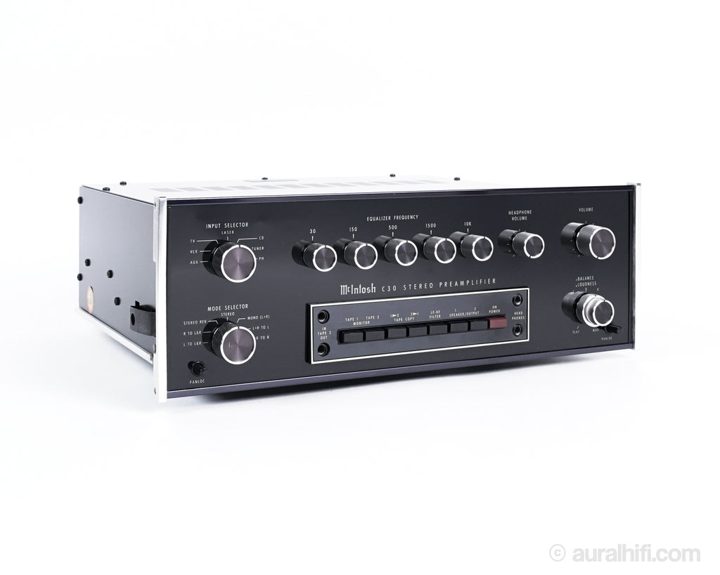 Vintage Mcintosh C30 // Solid-State Preamp – AURAL HiFi