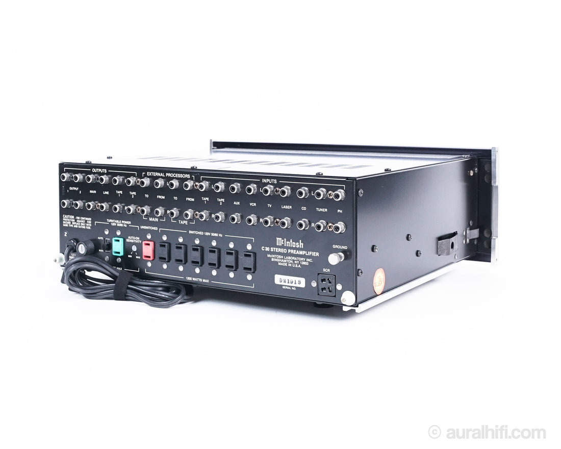 Vintage Mcintosh C30 // Solid-State Preamp – AURAL HiFi