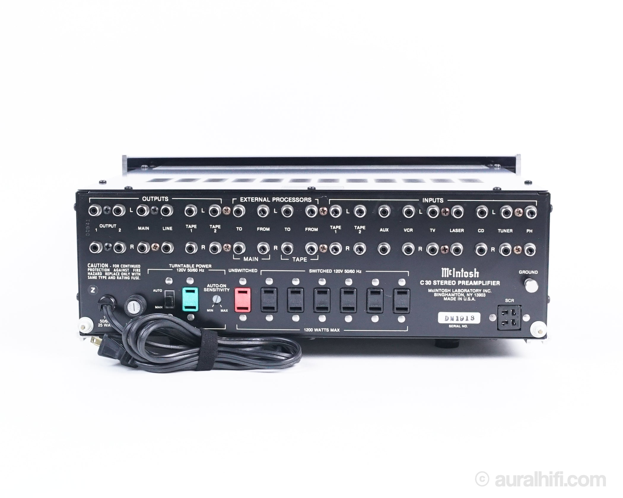 Vintage Mcintosh C30 // Solid-State Preamp – AURAL HiFi