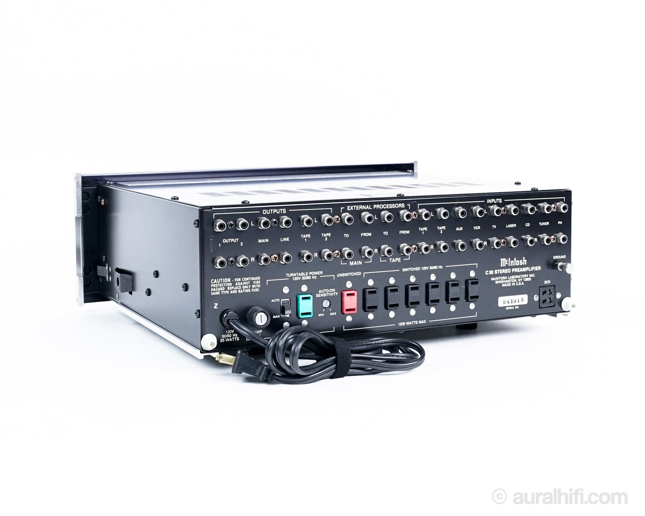 Vintage Mcintosh C30 // Solid-State Preamp – AURAL HiFi